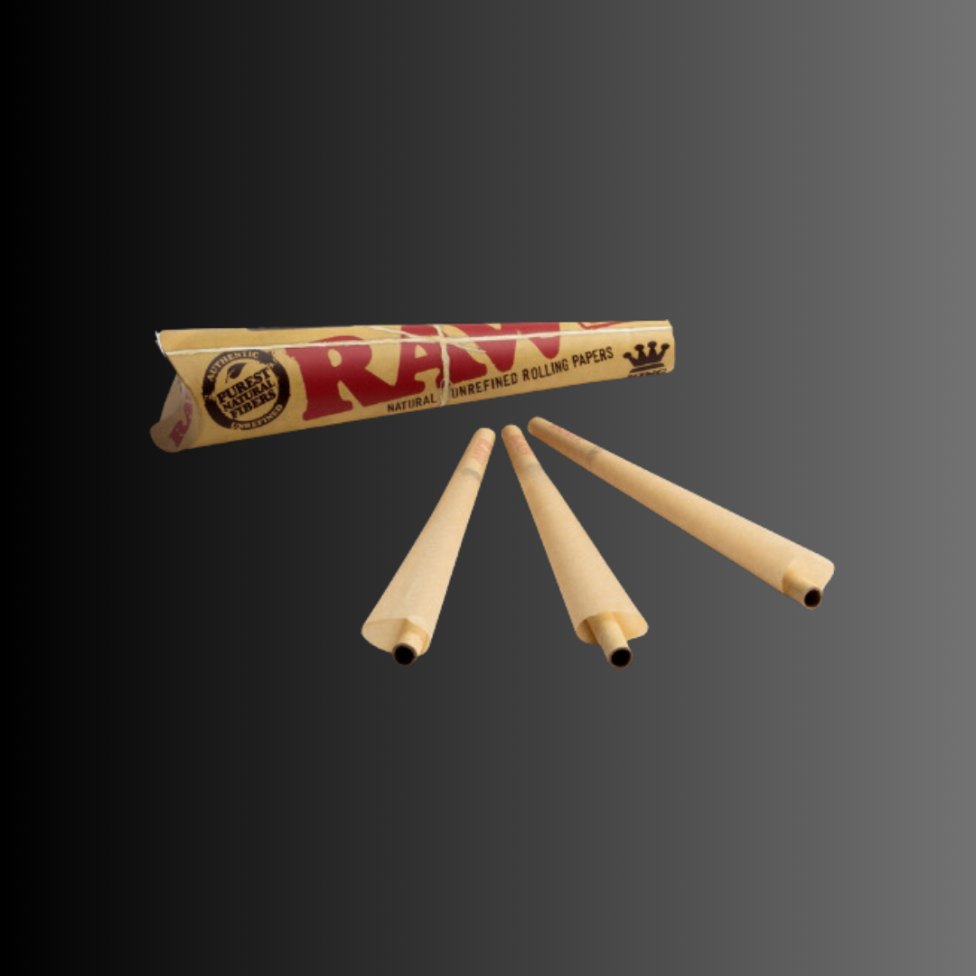 Raw King Size Cones - 3 pack | Kannavis Botanicals